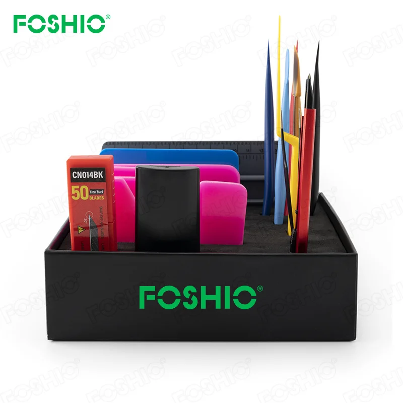 Foshio Customize Logo Car PPF Squeegee Wrap Tuck Tool Kit Box