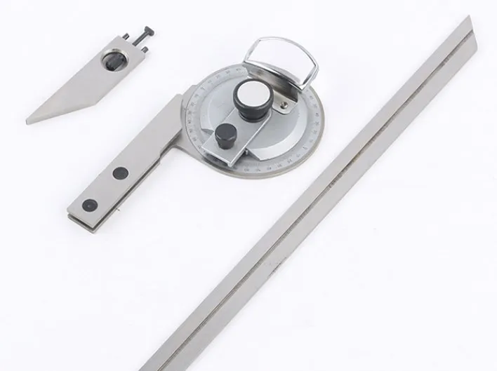 High Precision 0-320 Degrees Universal Bevel Protractor Stainless Steel ...
