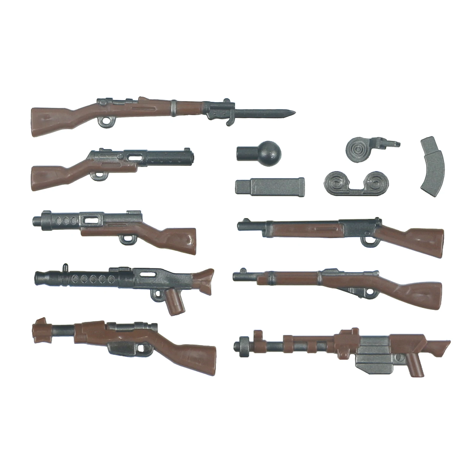 WW2 Military Weapon Accessories - Building Blocks & Toys