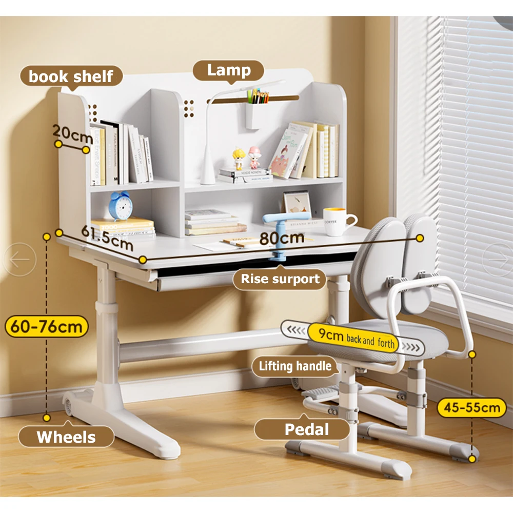 Faithsteed Height Adjustable Bookshelf - Perfect for Kids