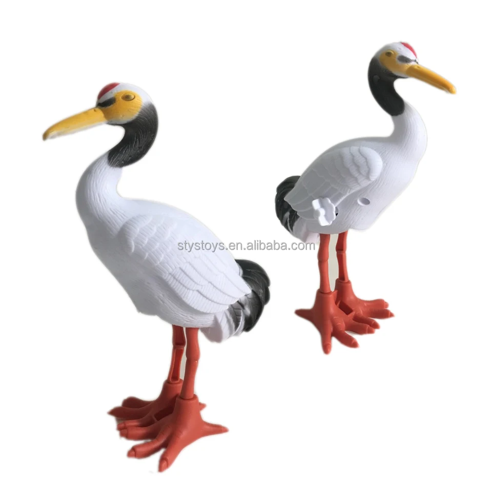 Factory Wholesale Clockwork Crane Cartoon Jumping Toys Wind Up Toy ...