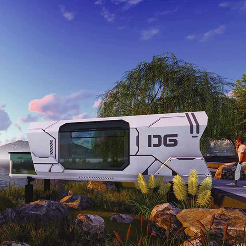 Capsule House Portable Pod Toilet Capsule Tiny Cabin