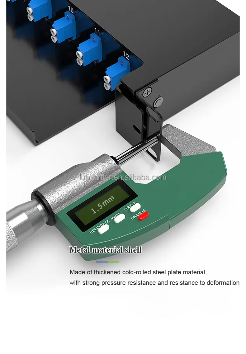 FTTH Optical Mini Rotary ODF 1U Terminal Box MPO 6 8 Puertos