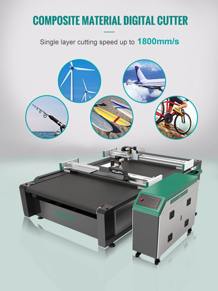 Aol Cnc Digital Cutting Machine Carbon Fiber Prepreg Cutting Machine ...