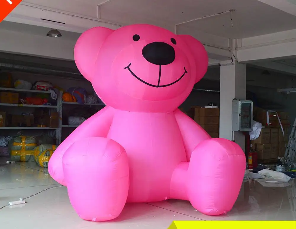 Boyi Pink Cute Inflatable Bear Decoration Event Mascot Little Bear ...