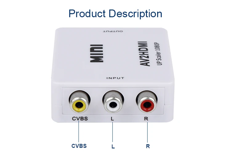 Universal Converter For Analog Composite Input To Hd 1080p (60hz ...