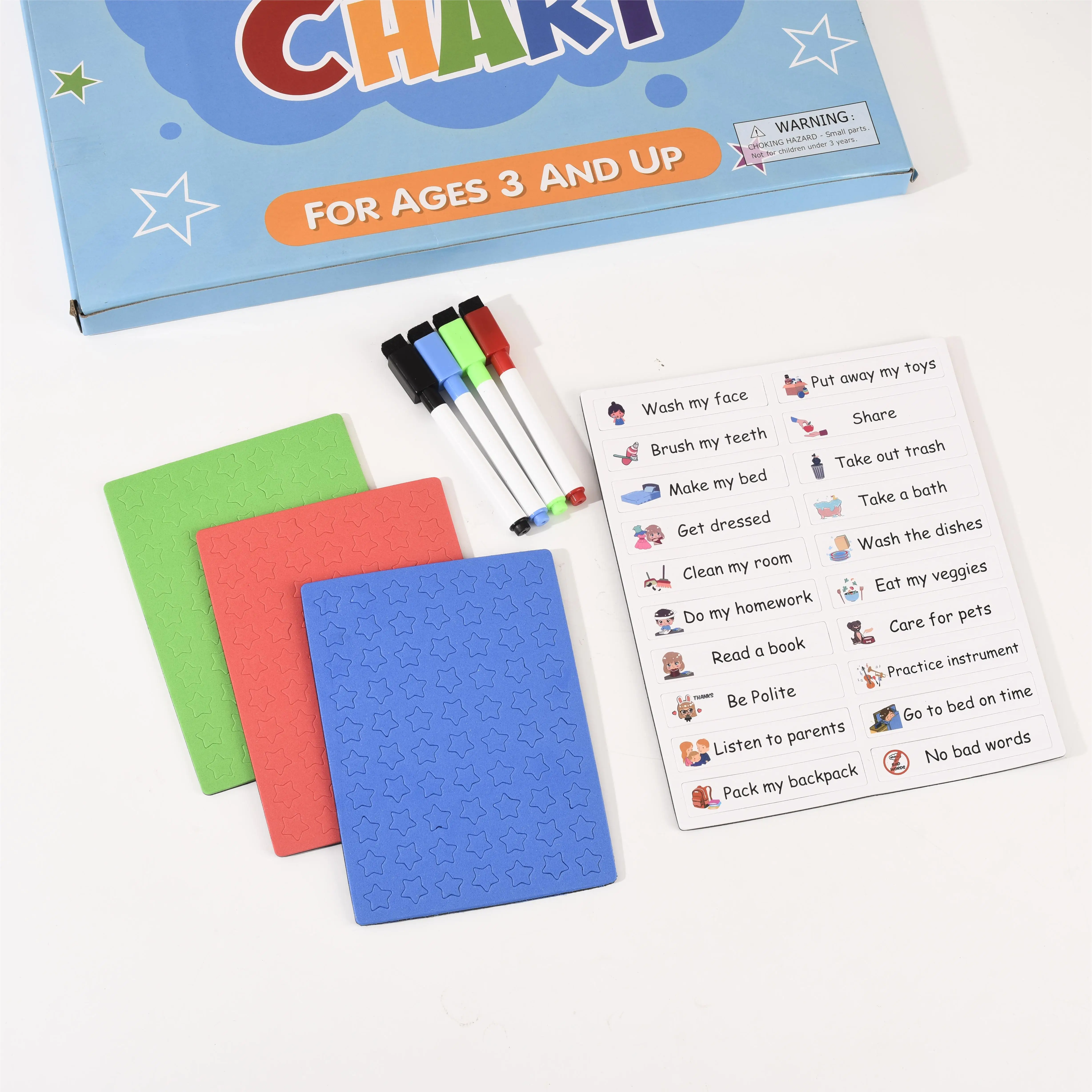 Magnetic I Did It Reward Chart For Learning Good Behavior Habits For ...