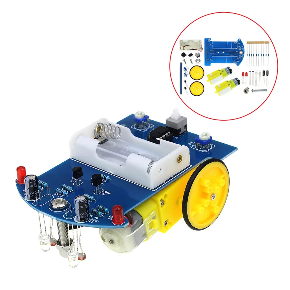Line Following Robot Car Kit for STEM Education | DIY Smart Line Tracer ...