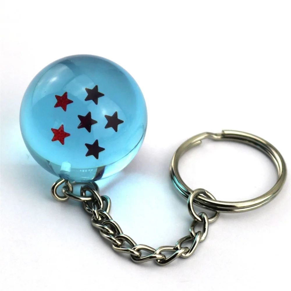 SM 2020 Anime Goku Drag-on Ball Super Keychain 3D 1-7 Stars