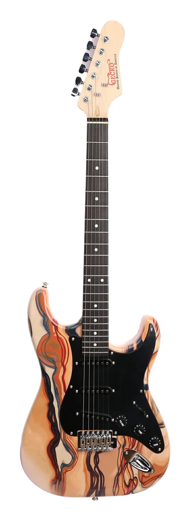 Gecko Oem Custom Stringed Musical Instruments Guitarra Electrica St ...