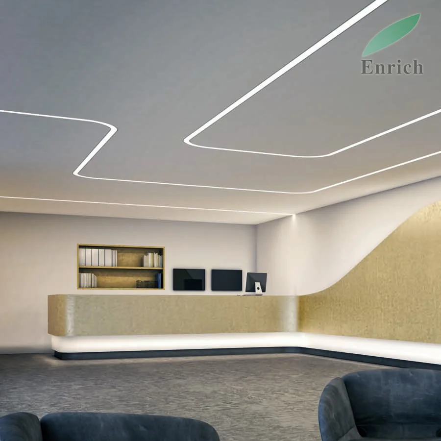 Rounded Square Linear LED Pendant Light - 120CM Customizable