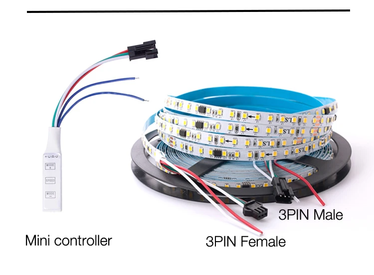 Chasing Flow Water Linear Light Remote Control Running Water Flowing ...