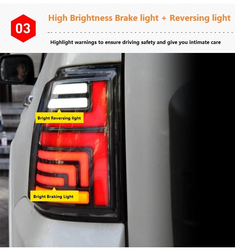 Mitsubishi Pajero Tail Light - LED Daytime Running Light