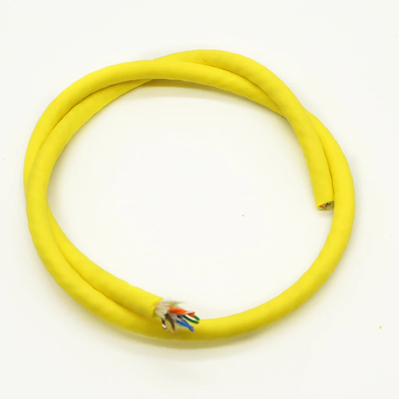 4 Twisted Pair UTP 8 Core 24AWG 26AWG Floating fathom ROV Tether Cable ...