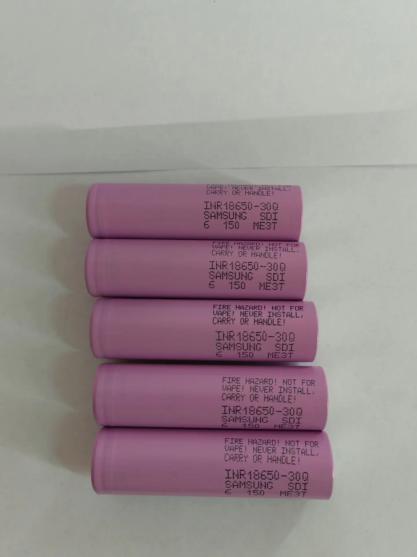 100% Original 3.6v Inr18650-30q 18650 Batteries 3000mah Max 30a ...