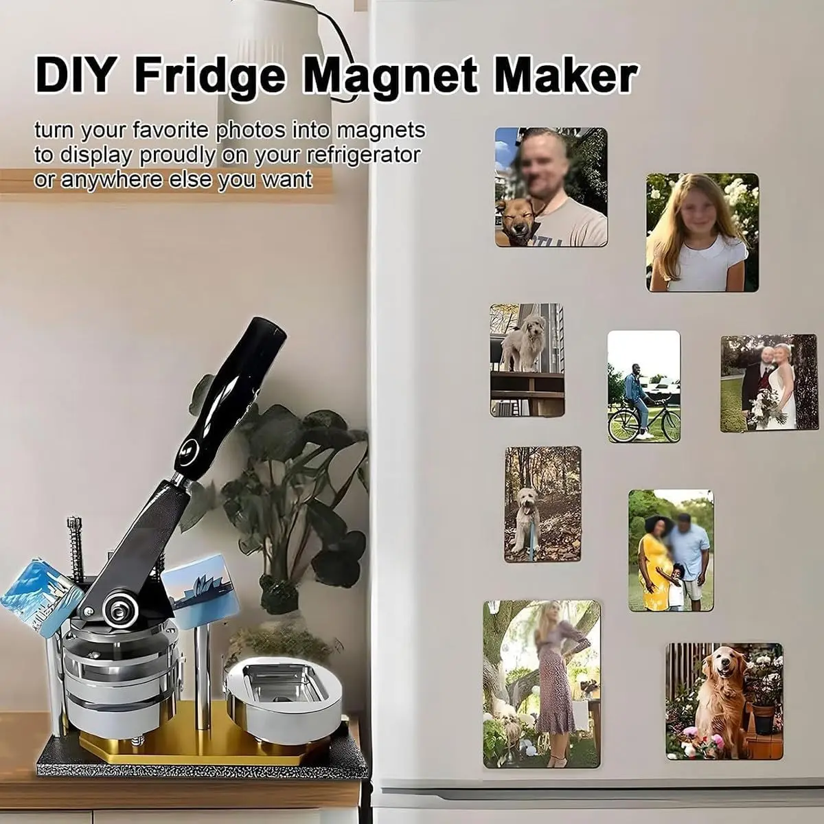 Wholesale Square Hand Press Fridge Magnet Maker - Stikpro