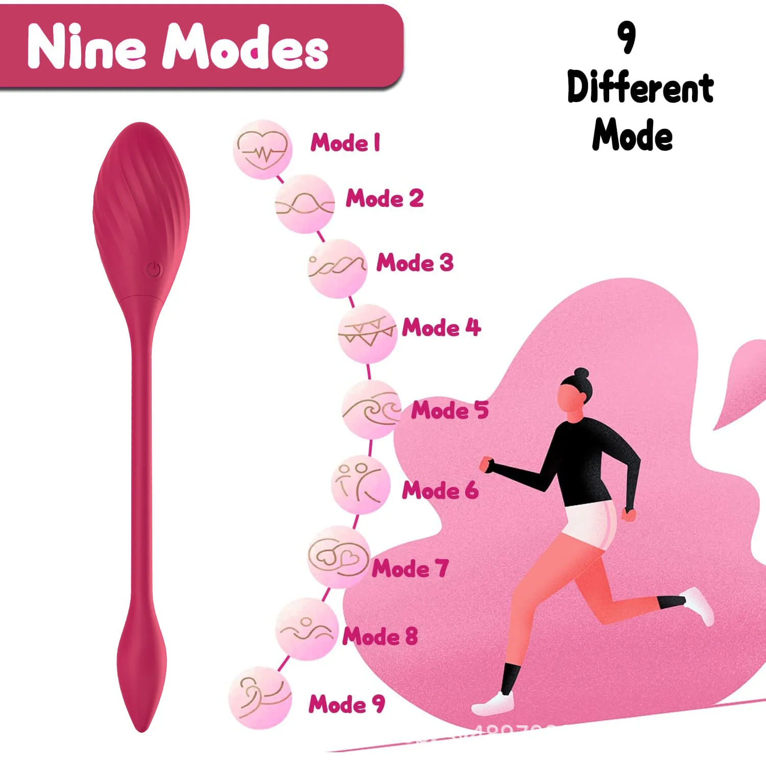 Wireless App Controlled Female Vibrating Egg G Spot Vibrator For ...