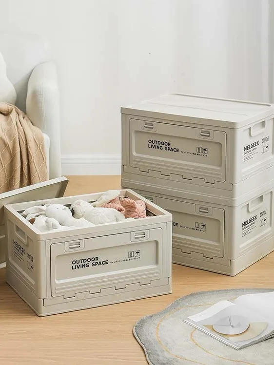 Sesame Multifunctional Space-saving Storage Plastic Box Stackable ...