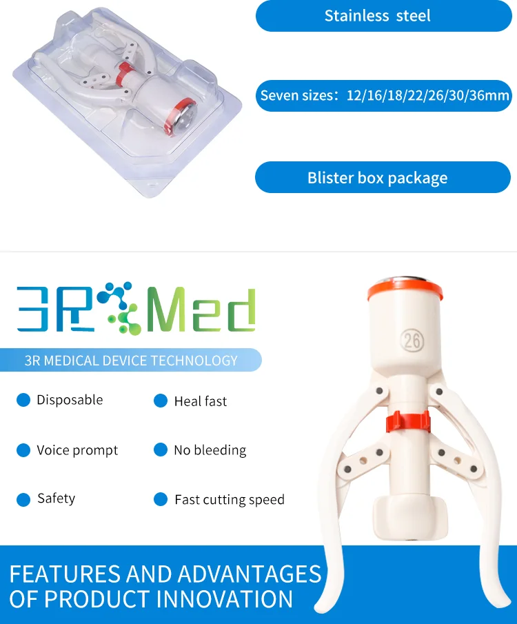 Disposable Male Circumcision Suturing Device Circumcision Staplers ...