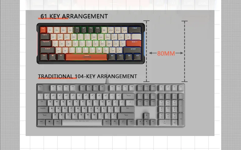 K610 Rgb Keyboard Backlight Three-mode Axle Seat Hot-swappable ...