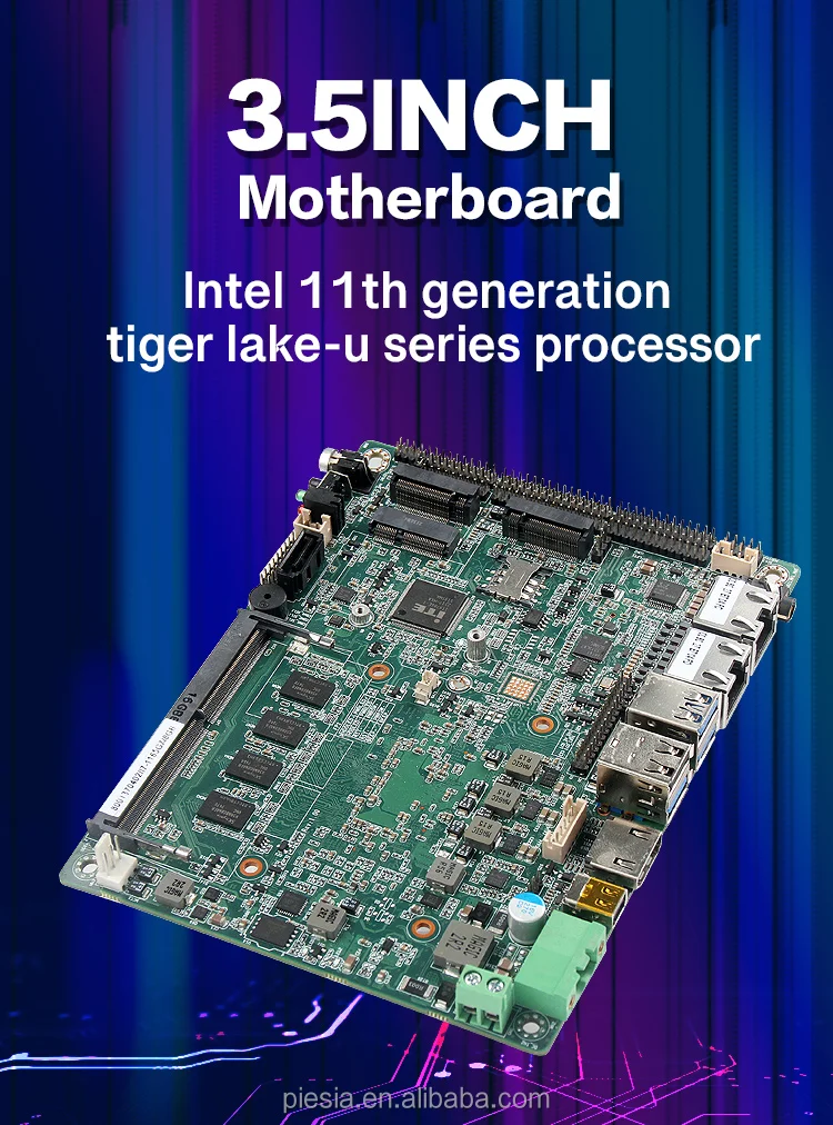 11th Tiger Lake Motherboard Ddr4 4usb3.0 Industrial Control Computer ...