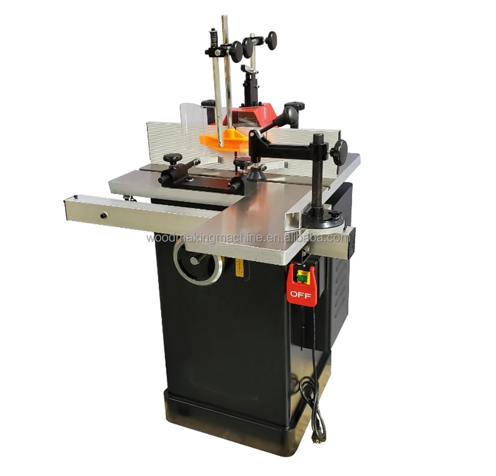 W404 Iron Cast Single Axis Wood Shaper Moulder Machine With Sliding ...