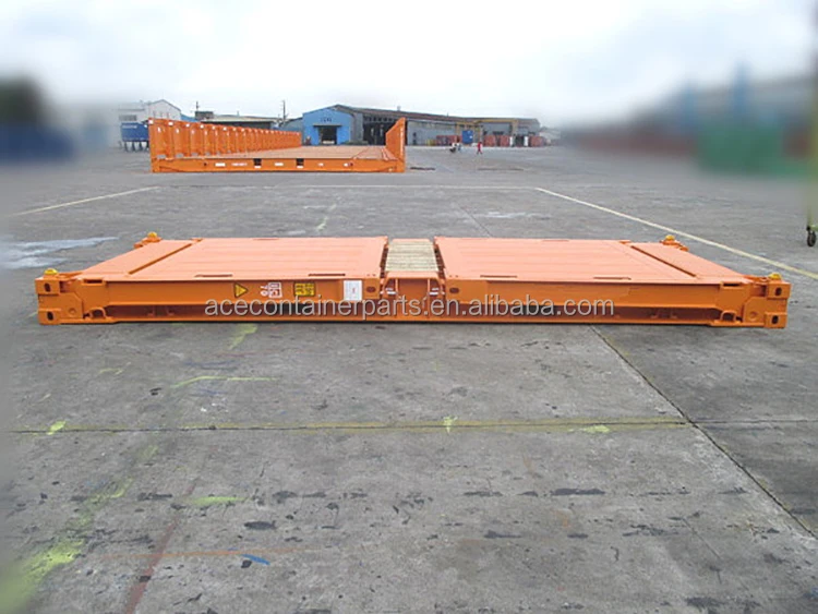 Csc Certified Collapsible 20ft 20 Ft Flat Rack Container Ocean Shipping ...