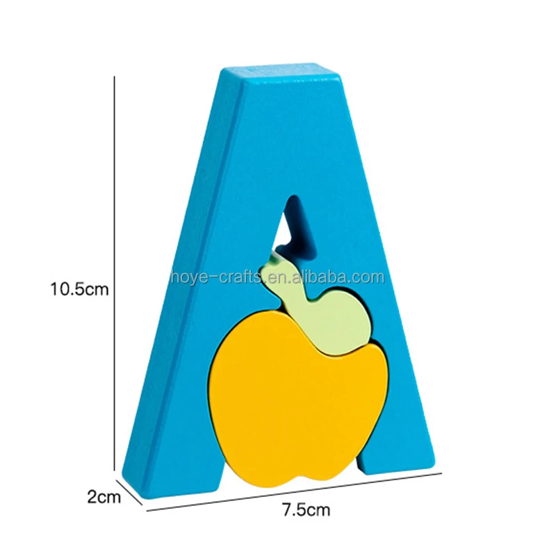 Toddlers Preschool Educational Abc Alphabet Matching Blocks Toy ...