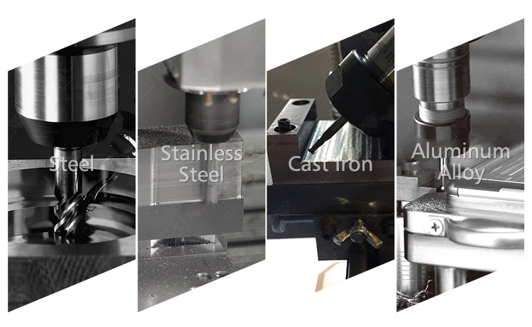 Cnc Milling Cutter Hrc65 Altisin Nano-blue Coating Solid Carbide ...