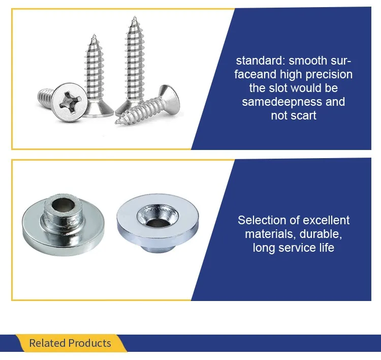 304 Stainless Steel Hexagonal Double Head Tooth Pointed Tail Screw With ...