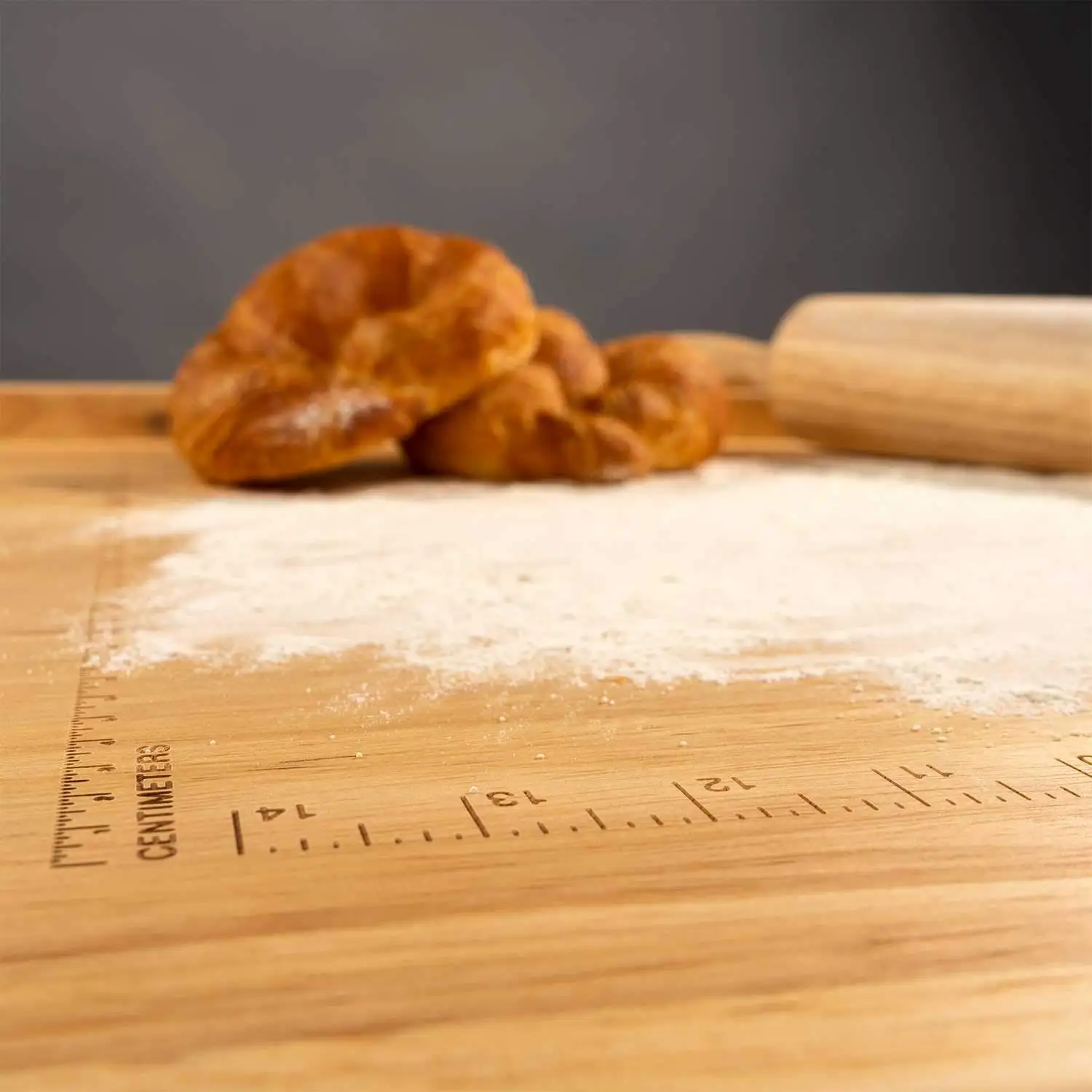 Eco-friendly Reversible Wooden Pastry Board - Perfect for Baking