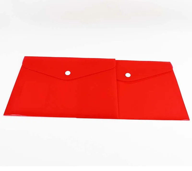 A5 Size Snap Button Water Proof Pp Document File Plastic Envelope For ...
