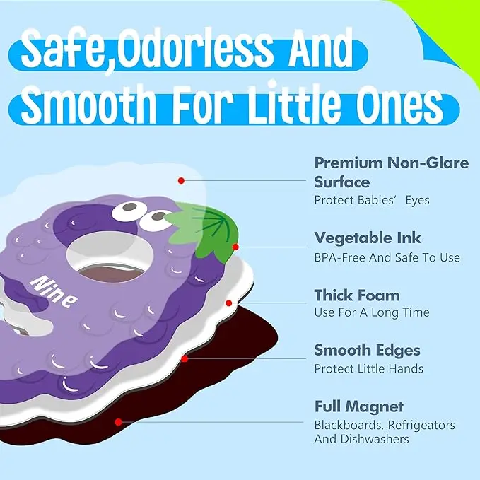 Magnetic Numbers Math Symbols Letter Magnets Educational Learning Tool ...