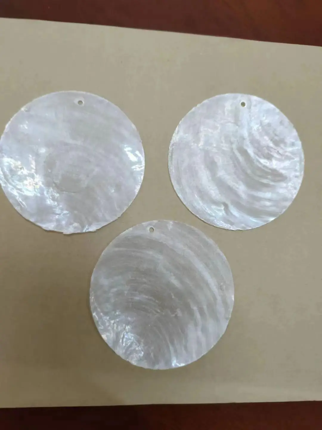 Customized Nature Handmade Shells Decoration Capiz Seashells Raffia ...