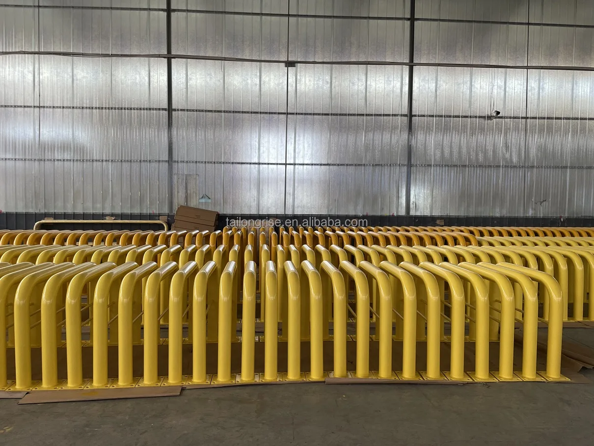 Warehouse U Shape Safety Bollard Machinery Guard Steel Safety Barrier ...