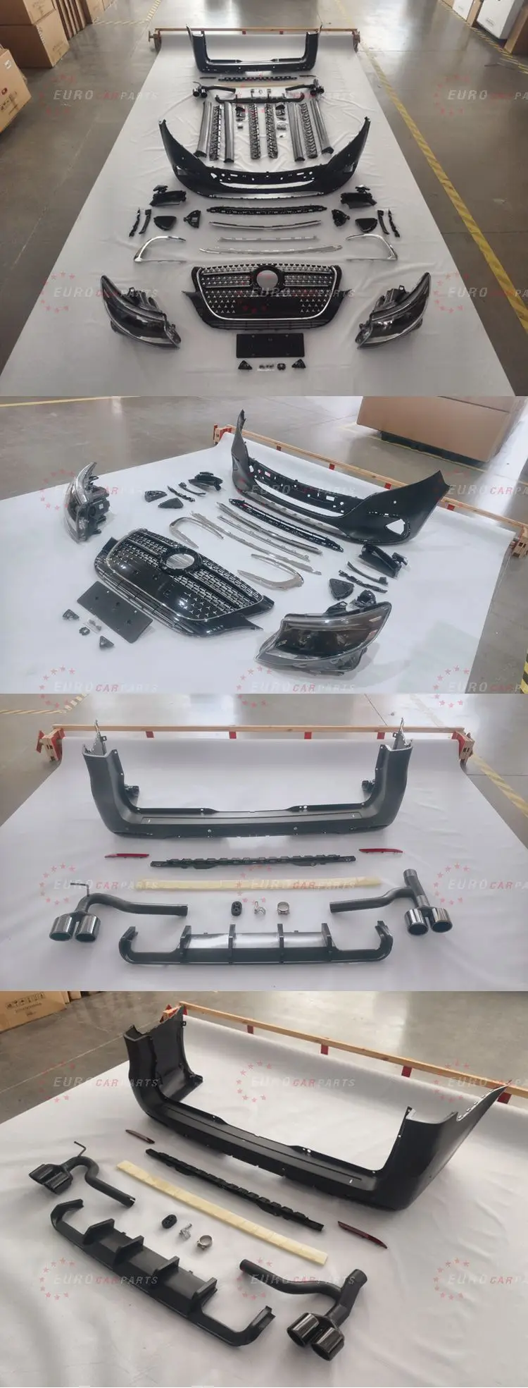 Vito W447 2024 Body Kit Upgrade for V Class 16-23 | New Bumpers ...