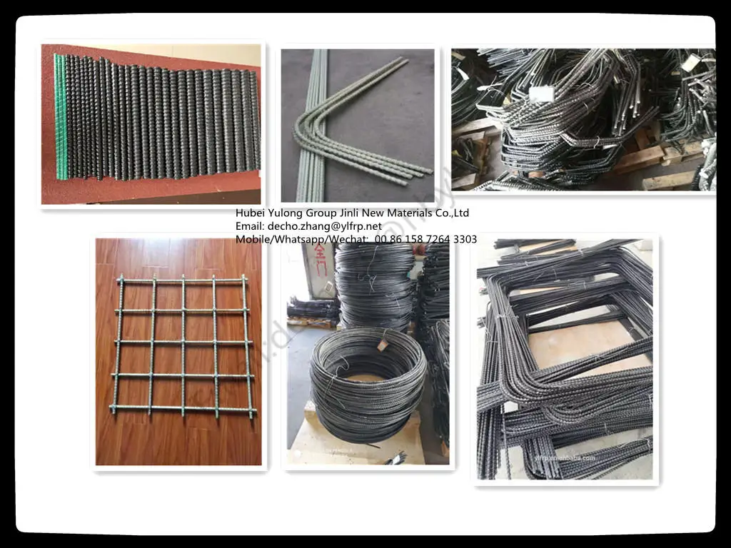 GFRP Rebar (Fiber Glass Resin Reinforced Threaded Rebar) with Bending ...