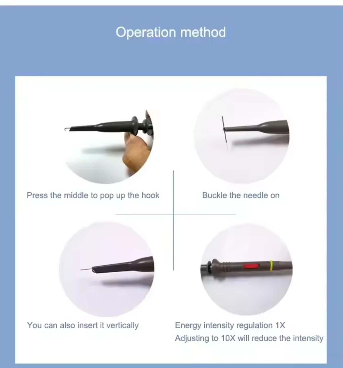Mini Invasive Electrolysis Machine with Needle 13.56MHz Fine Needle ...