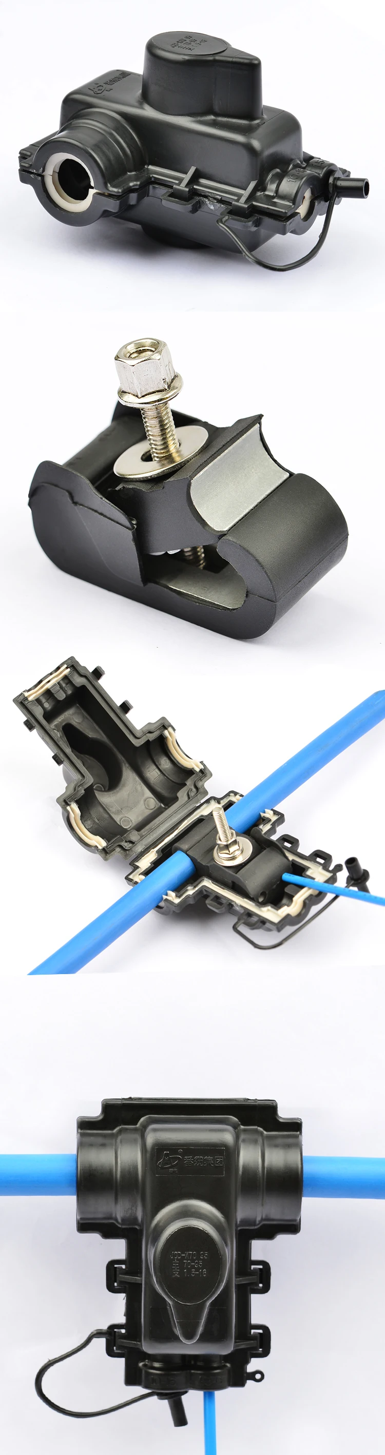 Wire Electrical Insulated Connectors Insulating Clamps Cable Connectors ...