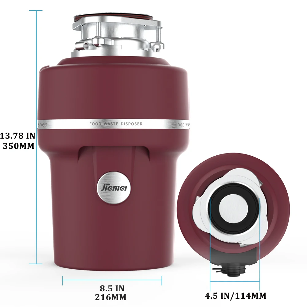 Electric Food Waste Disposers 1hp 750W Smart Food Prcocessors Garbage ...