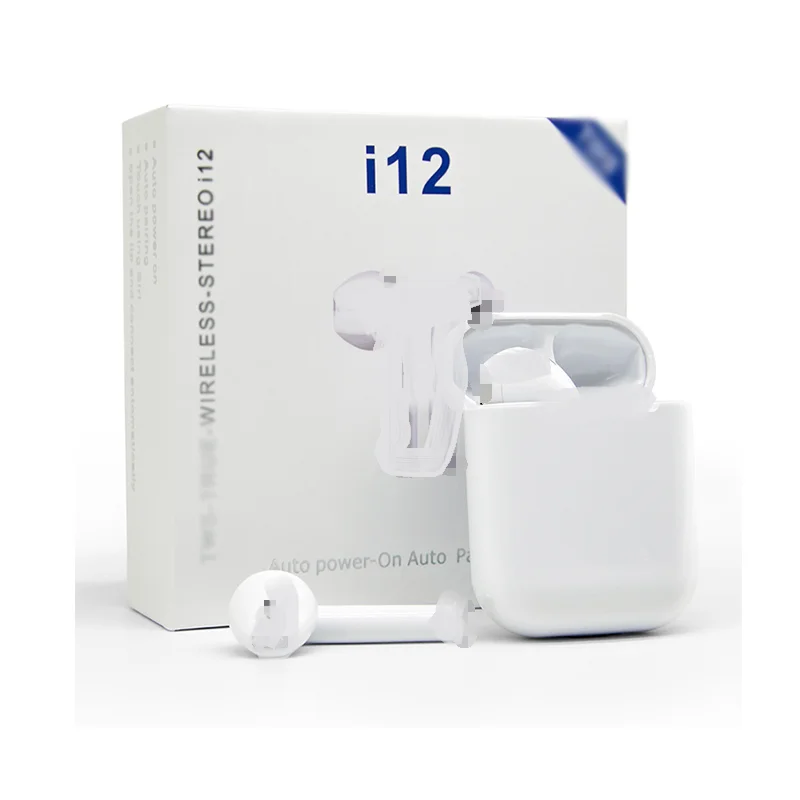 Factory Mini Wireless Blueteeth Earphone I12 Stereo Earbuds Earphone ...