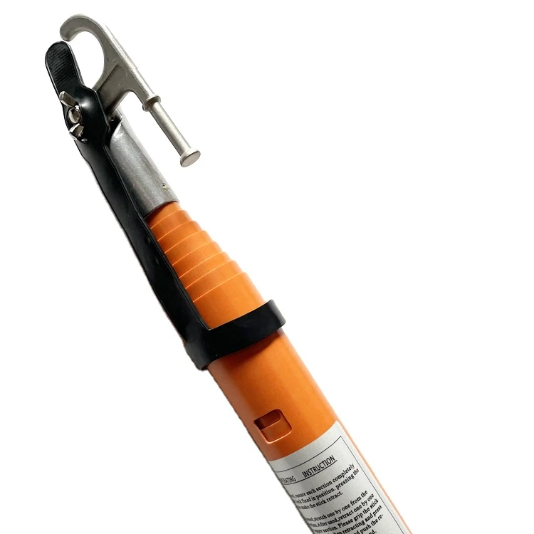 High Voltage Adjustable 33kv Electrical Telescopic Triangle Hot Stick ...