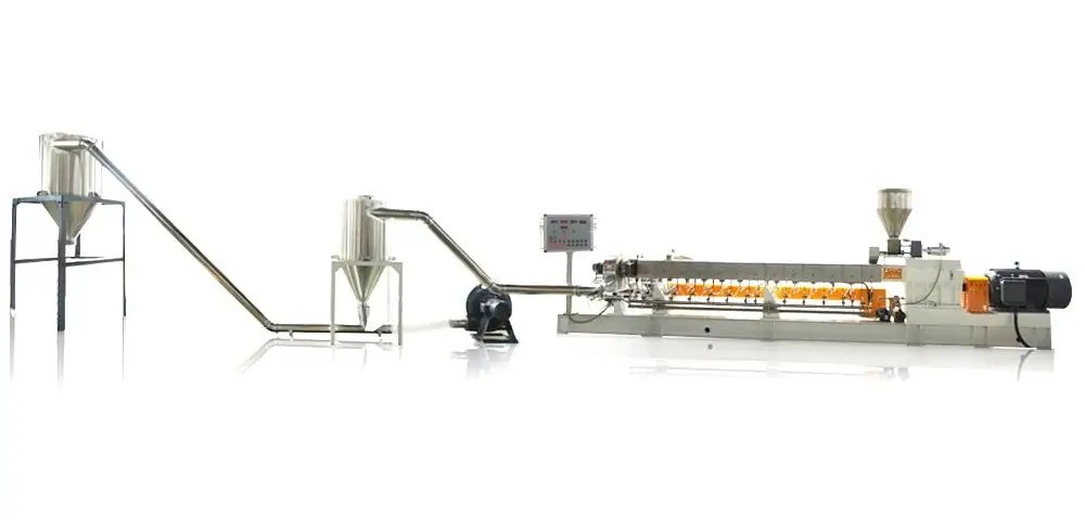 Plastic Recycling Extrusion Machine Pp Pe Eva+ Caco3 Filled Granulation ...