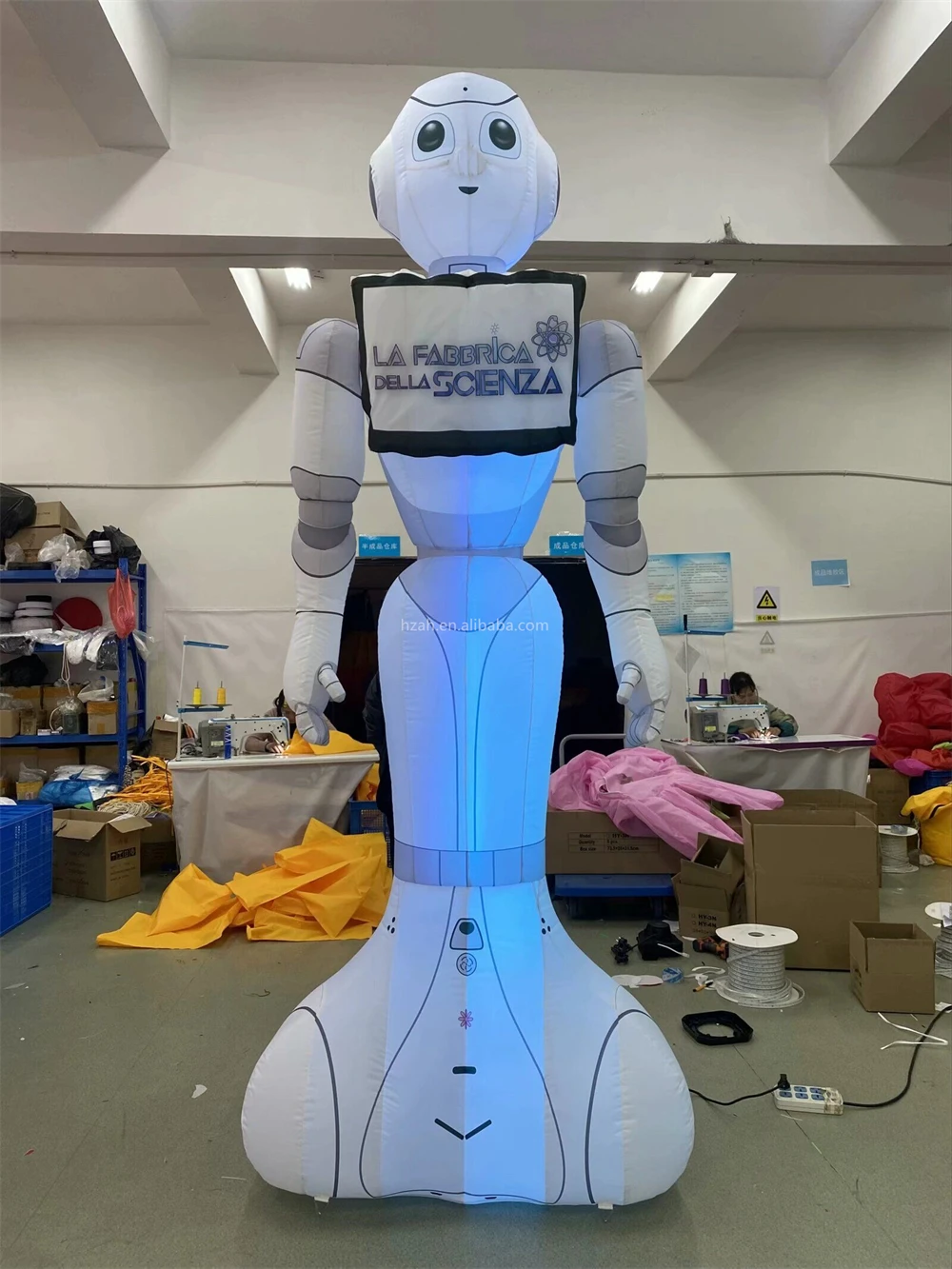 Led Inflatable Cartoon Character Model Custom Giant Inflatable Robot - Buy Inflatable Robot ...