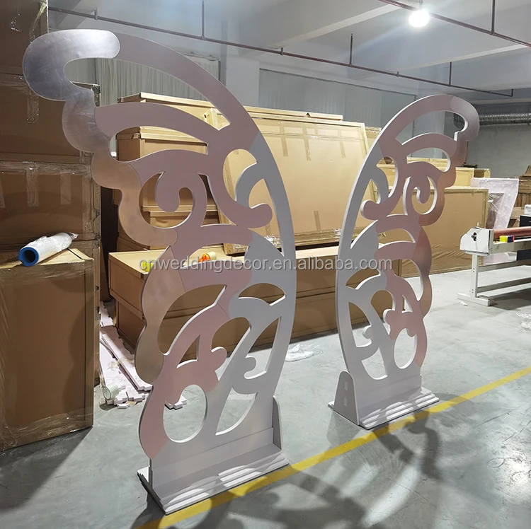 2023 New Wedding Backdrop Fluted Wall Backdrop 3d Curved Ripple Wall ...