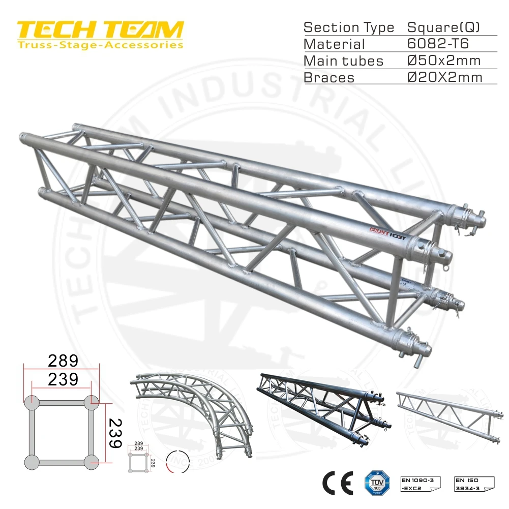 290mm Aluminum Conical Truss Roof System for Events