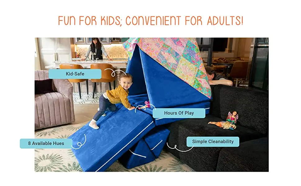 Block Foam Folding Chair Bed Z Guest Futon Indoor Outdoor Bed Foam Play ...