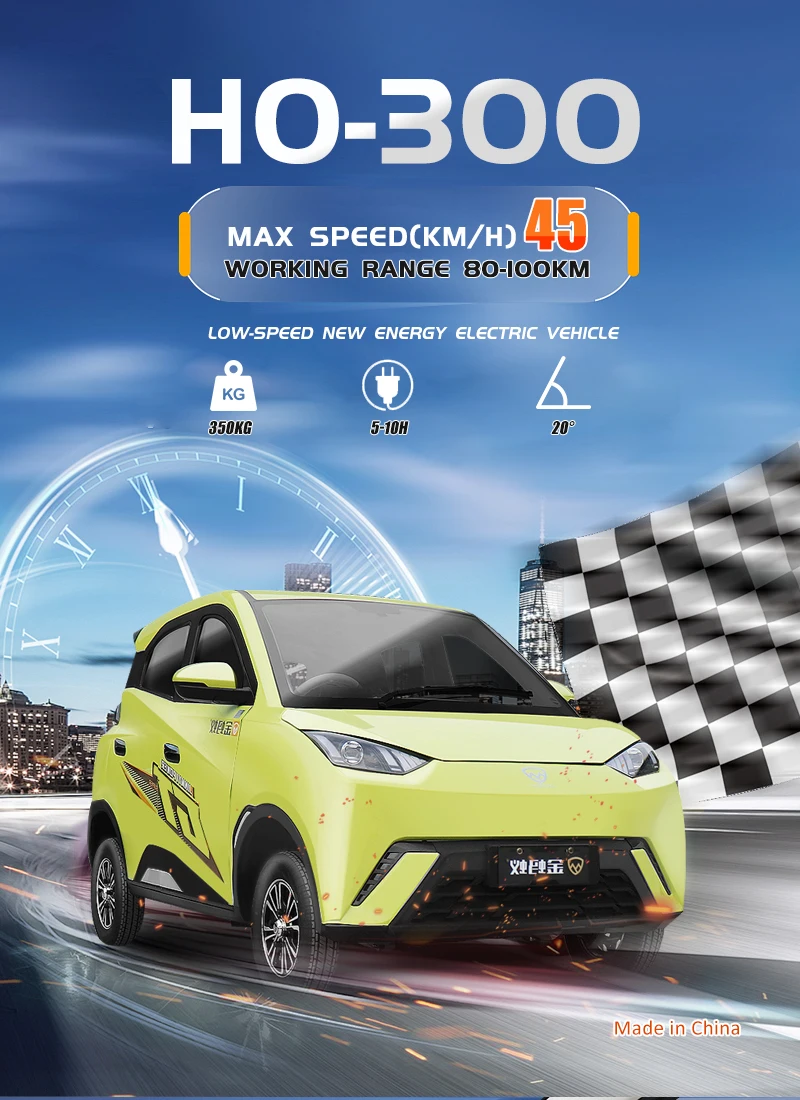 KEYU Electric Cars - High Quality 4-Door, 4-Seats Vehicles