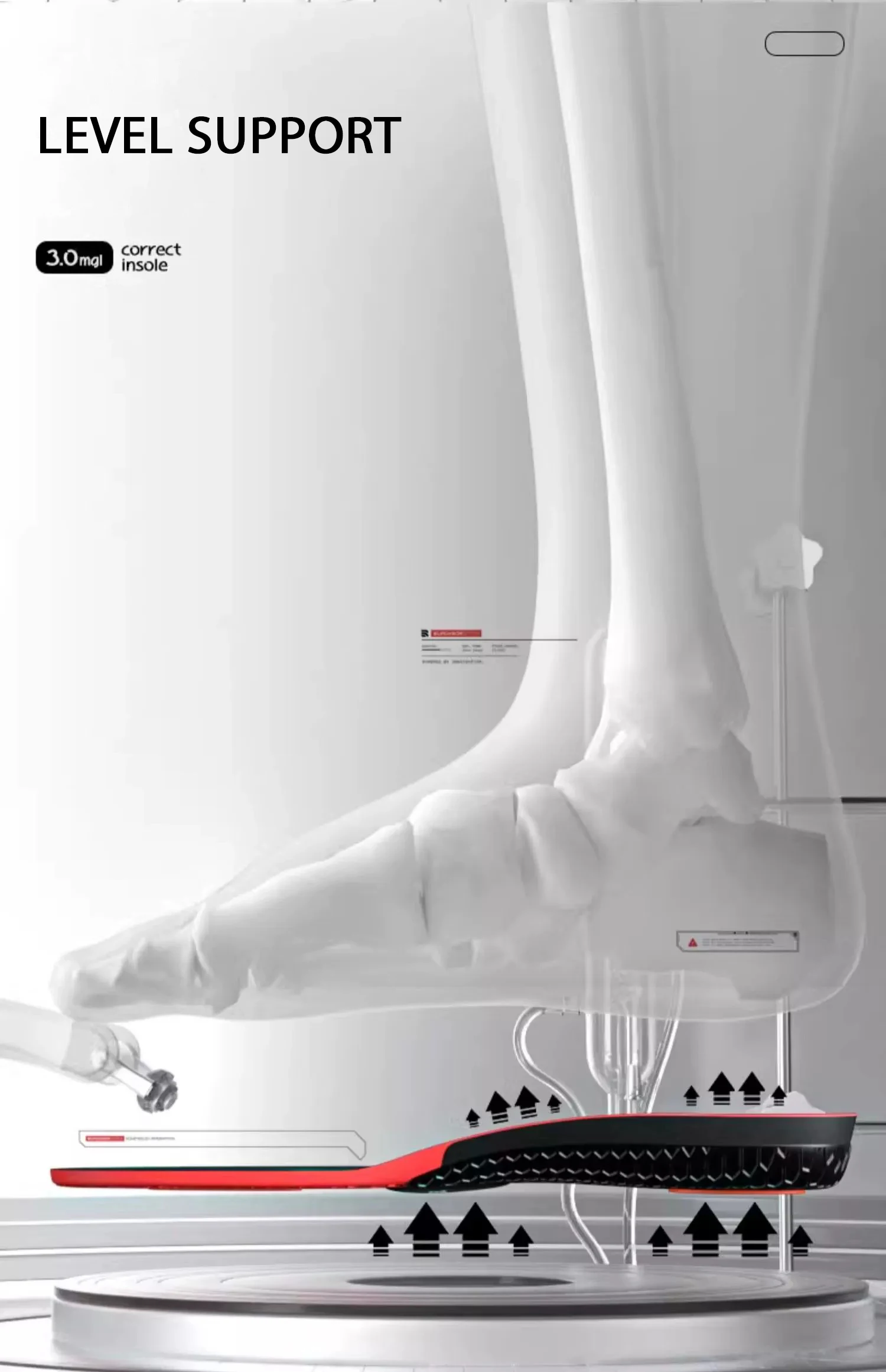 4-piece Adjustable Arch Support Insoles - Prevent Pain