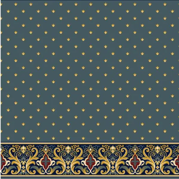 Customized Arabic Carpet Design for Mosque Prayer Room